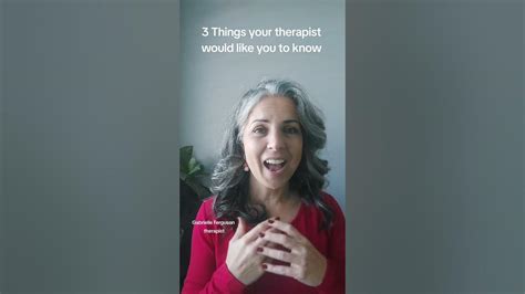 3 Things Your Therapist Wishes You Knew Youtube