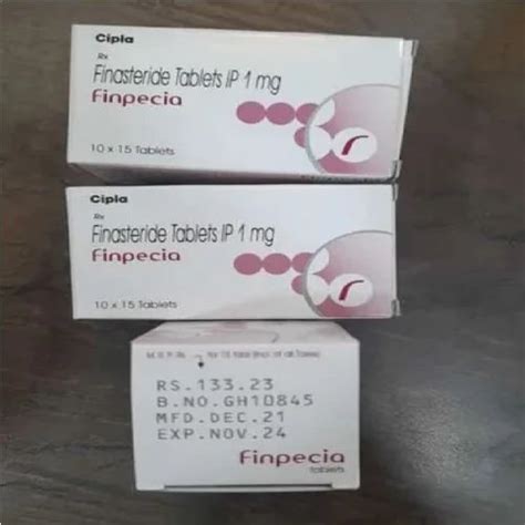 Finpecia Finasteride 1mg Tablets For Promotes Hair Growth At Rs 123