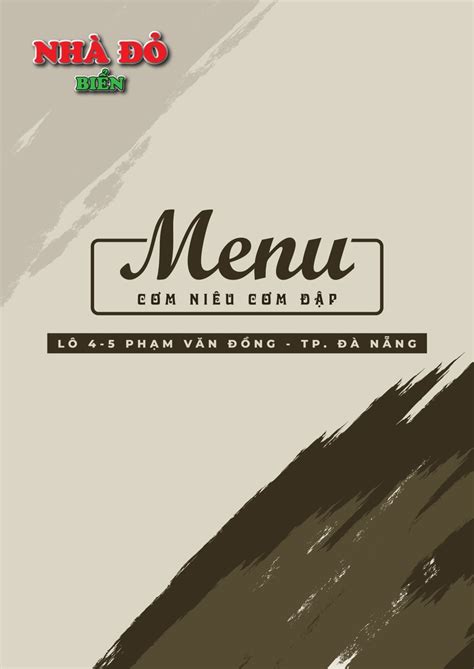 Cơm Niêu Nhà Đỏ Cơ Sở Biển Menu