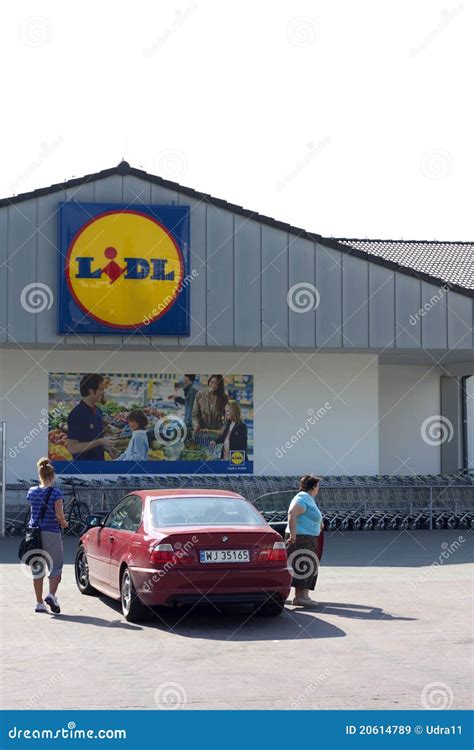 Lidl Supermarket Editorial Stock Image Image Of Advertising 20614789
