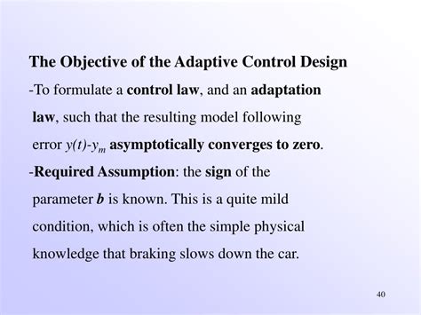 Ppt Chapter 8 Adaptive Control Powerpoint Presentation Free Download