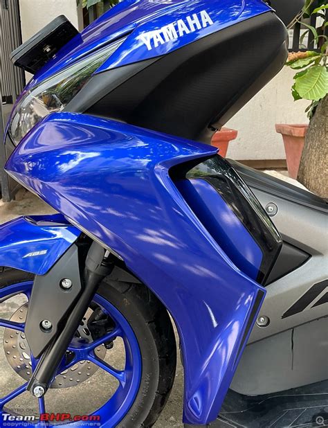 Ownership Review 2022 Yamaha Aerox 155 Racing Blue Page 7 Team BHP