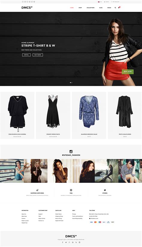 The Dmcs Ecommerce Html Responsive Template Behance