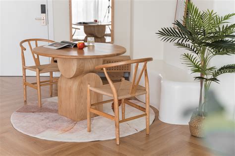 Mẫu Bàn ăn Tròn H02 Nội Thất Hàn Quốc Fhome