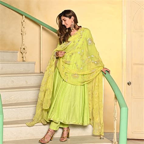 Peach Gotta Salwar Suit