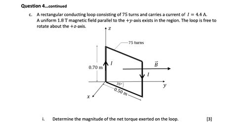 Solved Destion 4 Continued C A Rectangular Conducting