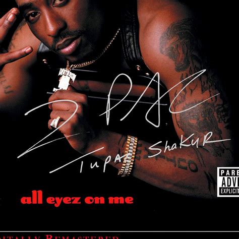 2pac All Eyez On Me Lp Cover Limited Signature Edition Custom Frame