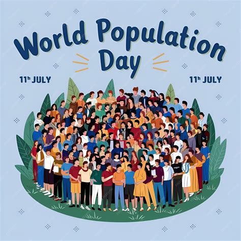 Premium Photo | World Population Day Raising Awareness for Global ...