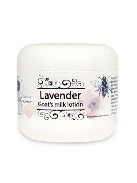 Lavender Organic Face And Body Goats Milk Lotion 4oz Handmade Paraben