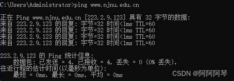 常用网络命令的使用netstat An查看端口状态 显示的四行依次是什么 Csdn博客