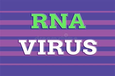 Text Sign Showing Rna Virus Conceptual Photo A Virus Genetic Information Is Stored In The Form