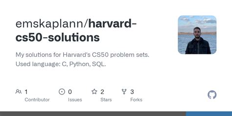 GitHub Emskaplann Harvard Cs50 Solutions My Solutions For Harvard S