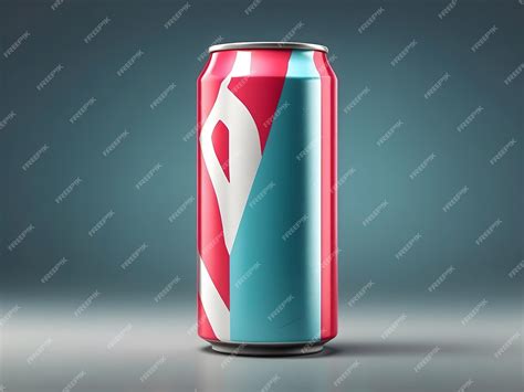 Premium Photo A Mockup Blank Soft Drink Can Design