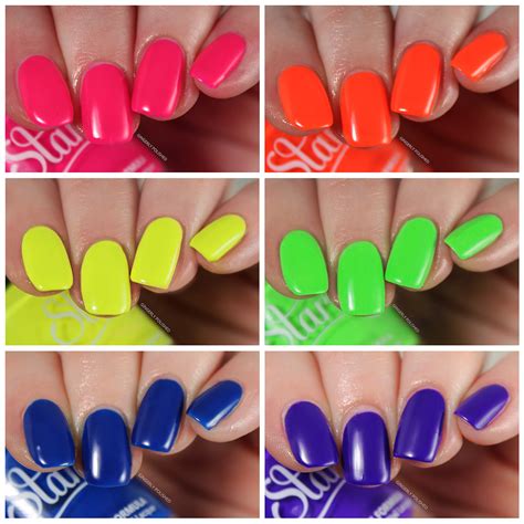Starrily ‘noble Gas Neons Collection Swatches And Review Gingerly