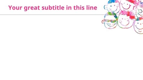 Ppt 발표자료 빠르게 만드는 방법은 어린이 미술 테마 Powerpoint 배경 템플릿으로 10분 완성 예스폼 Ppt