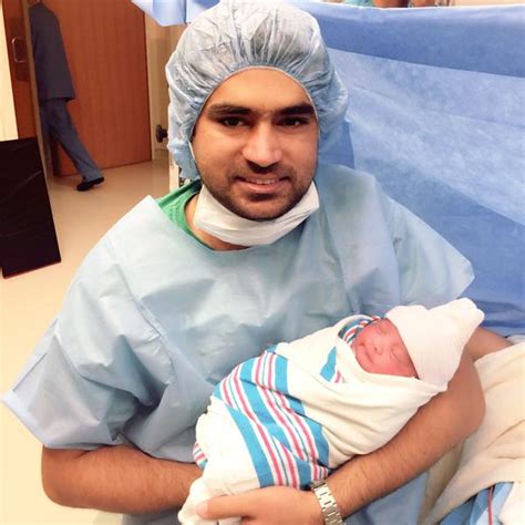 Asad Bashir With His Newborn Daughter Arts And Entertainment Images And Photos