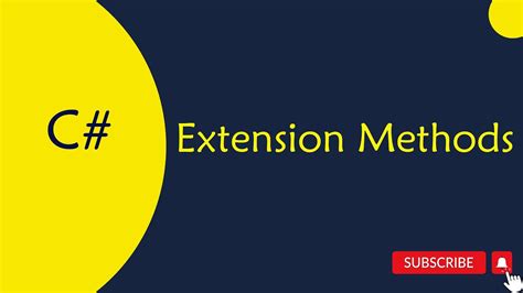 C 107 Extension Methods In Telugu YouTube
