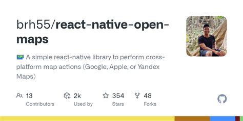 Github Brh55react Native Open Maps 🗺 A Simple React Native Library To Perform Cross Platform