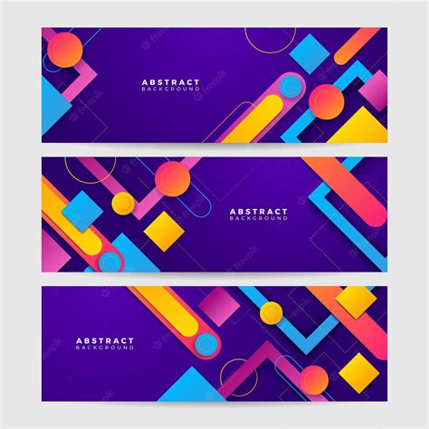 Premium Vector Abstract Colorful Polygon Banner Design Template