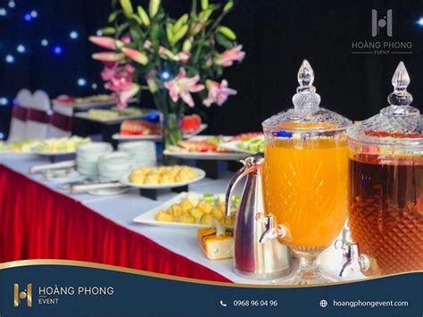 Tổ chức tiệc ngọt khai trương giá tốt Hoàng Phong Event