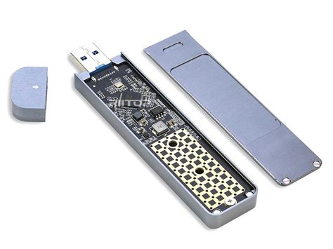 Riitop M2 Nvme Ssd To Usb Enclosure Adapter Aluminum Case For M2 Pcie Nvme M Key And Bm Key