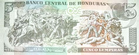 5 Lempiras Honduras Numista