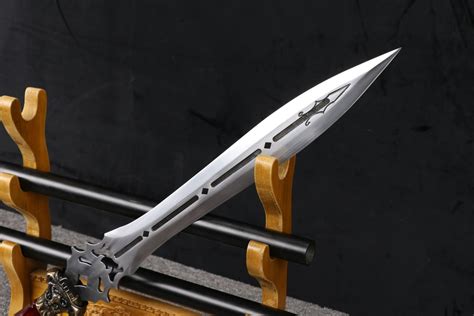Hand Forged Chinese Spear High Carbon Steel Blade For Martial Arts