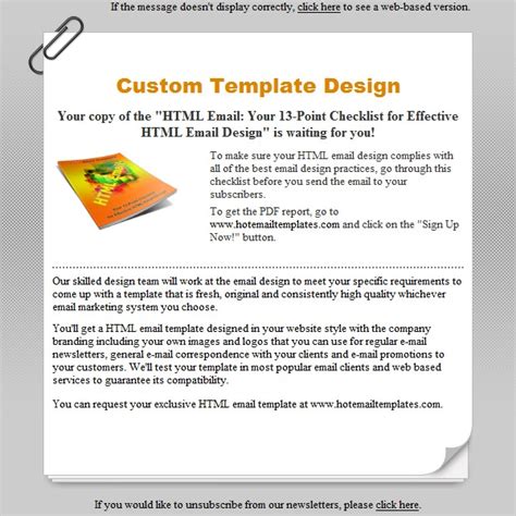 Reminder Free HTML E Mail Templates