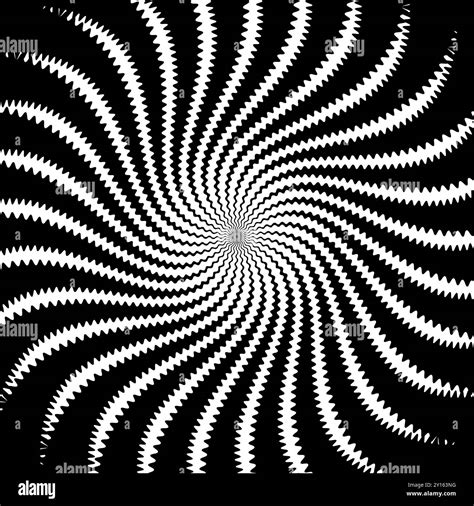 Psychedelic Hypnosis Swirls Hypnotic Spiral Pattern Abstract Black And White Spiraling Effect
