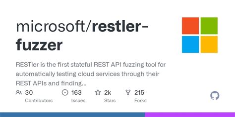 Github Microsoftrestler Fuzzer Restler Is The First Stateful Rest