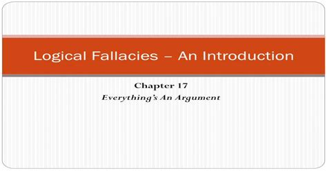 Pdf Logical Fallacies An Introduction Dokumen Tips