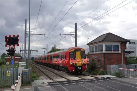 Photo Class 387 387204 Passes Colthrop Crossing Signal Box 30 07 21 Ex