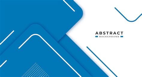 Premium Vector Abstract Blue Background Geometric Shape Paper Layers With Copy Space For