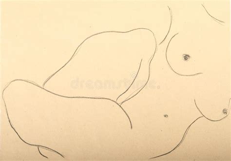 Act Of Girl Stock Image Image Of Drawing Female Naked