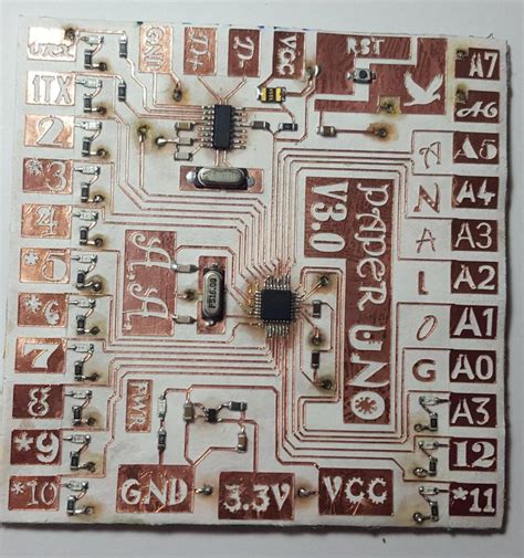 Alamin Ahmed Eit On Linkedin It Is A Paper Arduino Uno Based On Atmega328 Chip And Cut Using