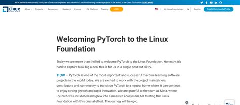 里程碑！pytorch 正式加入 Linux 基金会，社区治理这一核心将不会改变 知乎