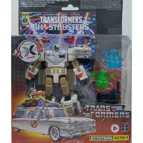 Hasbro Transformers 2021 Generations Ghostbuster Ectotron Ecto 1 With