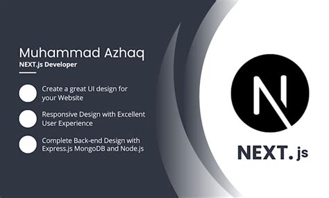 Design and build scalable web applications with next js by Azhaqj | Fiverr