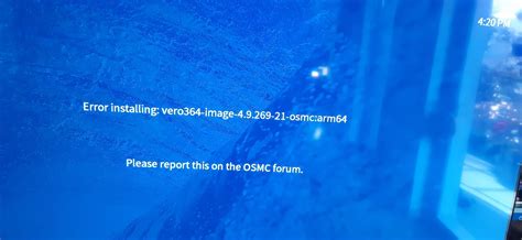 Error During Update Vero K Vero K Osmc Forums