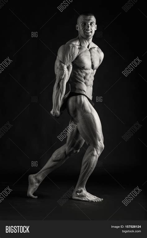 Bodybuilder Posing Image And Photo Free Trial Bigstock