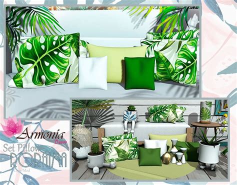 Second Life Marketplace Armonia Decor [ad] Roraima Set Pillow