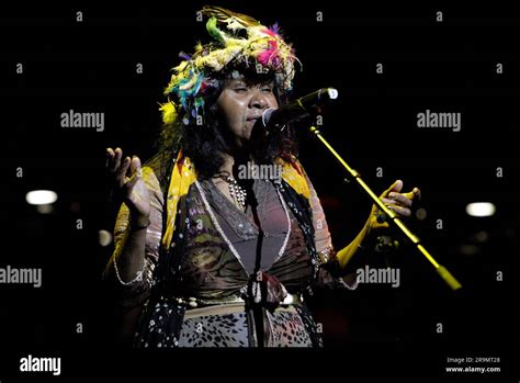Australian Aboriginal Artist Ruby Hunter Performs As Part Of The Multi