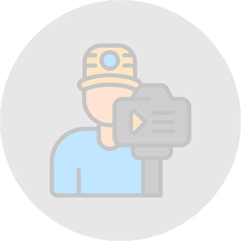Camera Operator Vector Icon Design 21244039 Vector Art At Vecteezy