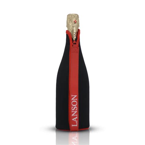 Lanson Le Black Label + schwarze Ice Jacket - Muselet