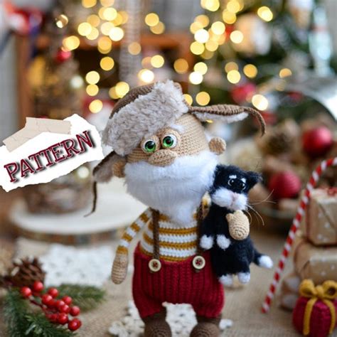 Crochet Pattern Scandinavian Christmas Gnome Etsy