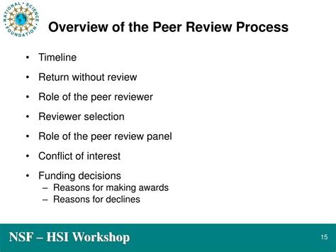 Ppt The Nsf Merit Review Process Powerpoint Presentation Free Download Id 437091