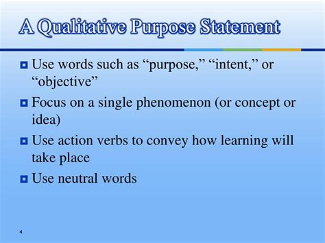 Ppt The Purpose Statement John W Creswell Powerpoint Presentation