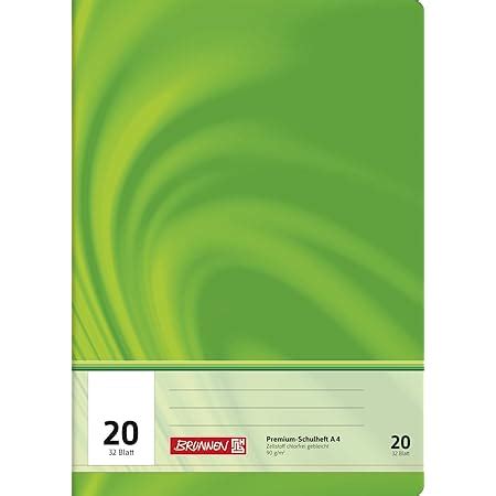 BRUNNEN Cuaderno Escolar A4 Vivendi Lineatur 20 En Blanco 32 Hojas