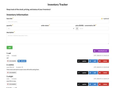 github dbedi3311 flask inventory app inventory tracking app with