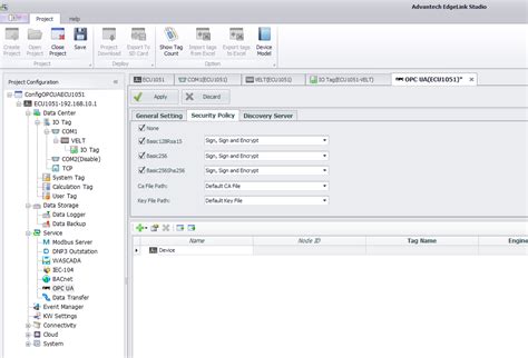 Hướng Dẫn Cấu Hình Opc Ua Server Kết Nối Kepware Opc Cho Ecu 1051 Sản Phẩm Công Nghệ